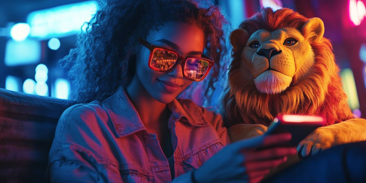 A player enjoying W-Bet casino games and sports betting